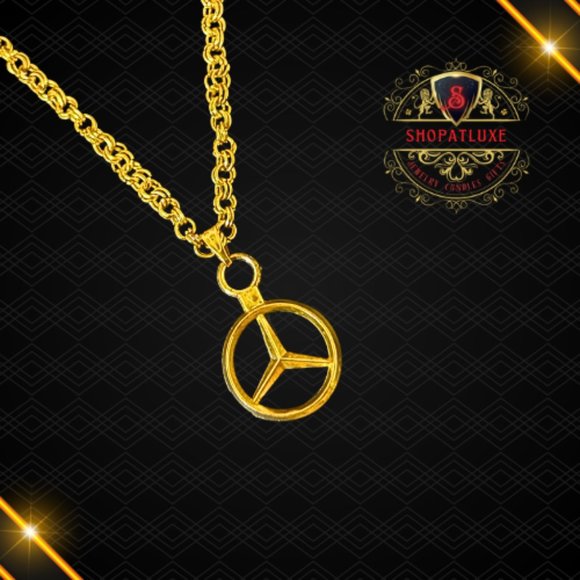 Shopatluxe Jewelry | Jewelry | Mercedes Benz Logo Necklace | Poshmark